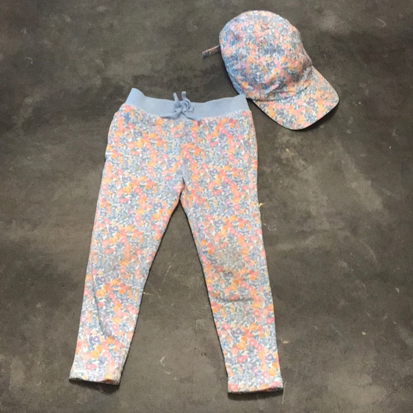 Ralph Lauren | Bottoms | Ralph Lauren Floral Pants With Matching Hat ...